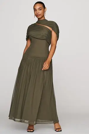 HUTCH Pasha Mesh Maxi Dress