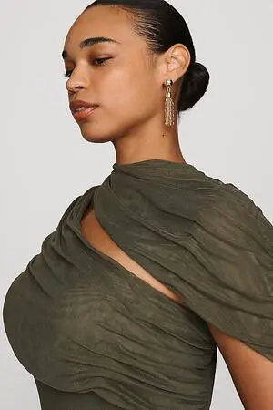 HUTCH Pasha Mesh Maxi Dress