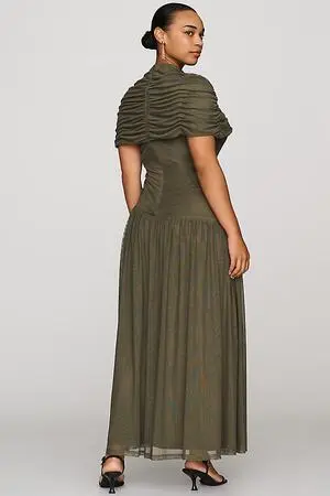 HUTCH Pasha Mesh Maxi Dress