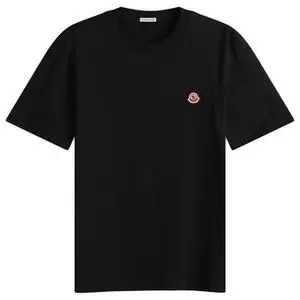 Moncler Cotton Logo T-shirt - Black