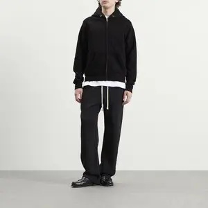 LES TIEN Heavyweight Raglan Zip Hoodie