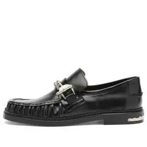 Toga Leather Loafer - Black