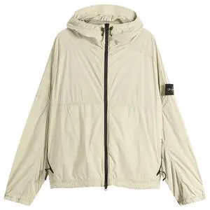Stone Island Ultralight Nylon Stretch-tc Hooded Jacket - Sand