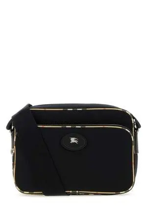 Burberry Fabric Crossbody Bag - Black