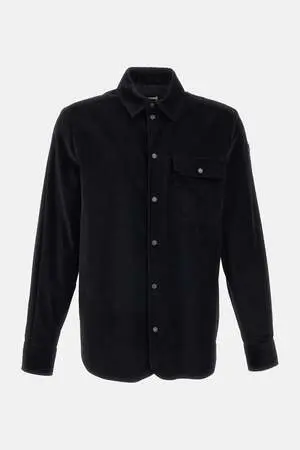 Moncler Corduroy Ribbed Sleeveless Overcoat - Black