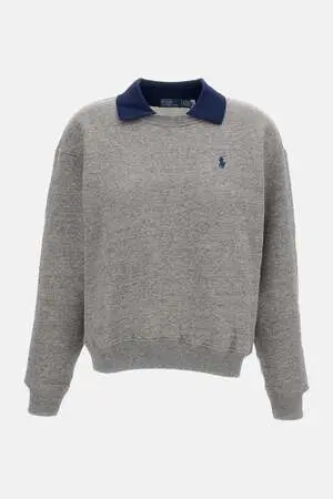 Polo Ralph Lauren Cotton Blend Crewneck Sweatshirt - Grey