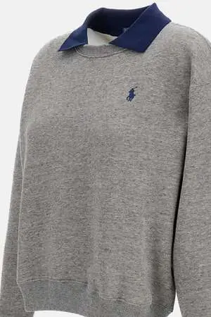 Polo Ralph Lauren Cotton Blend Crewneck Sweatshirt - Grey