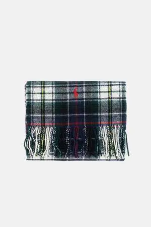 Polo Ralph Lauren Scottish Wool Scarf With Fringes