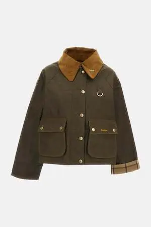 Barbour Modern Spey Waxed Cotton Jacket - Green