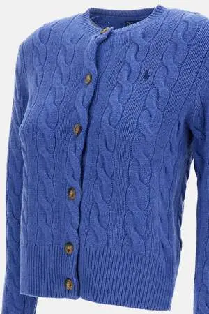 Polo Ralph Lauren Cable-knit Crop Cardigan