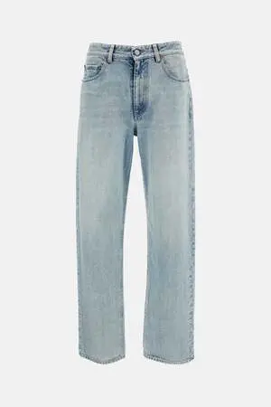 MAISON MARGIELA Straight Leg Jeans - Azzurro