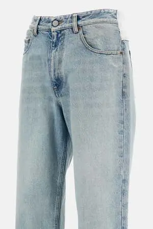 MAISON MARGIELA Straight Leg Jeans - Azzurro