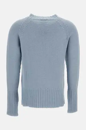 DRUMOHR Merino Wool Raglan Crew-neck Sweater