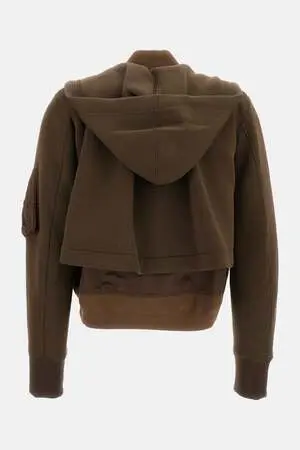 Sacai Hybrid Layered Bomber Hoodie
