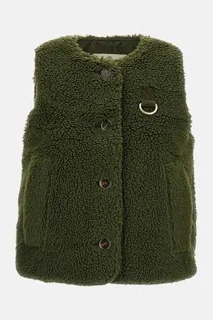 Barbour Bowes Fleece Vest - Verde
