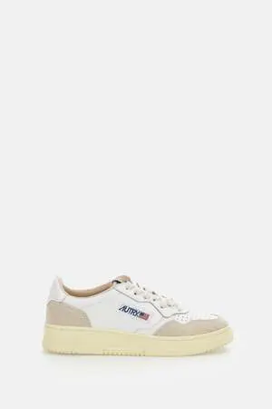 AUTRY Medalist Low Leather Sneakers - Bianco