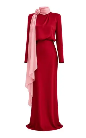 REDONDO BRAND Juliana Maxi Dress - Red