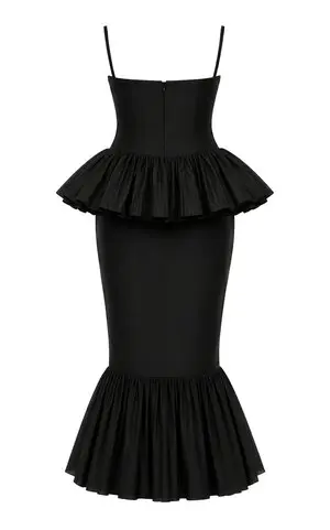 REDONDO BRAND Astoria Midi Dress - Black