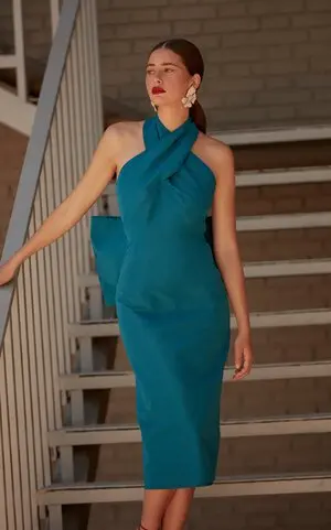 REDONDO BRAND Manuela Midi Dress