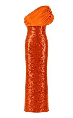 REDONDO BRAND Juana Maxi Dress - Orange