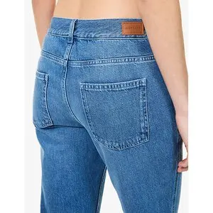 Moncler Mid-rise Flared-leg Denim Jeans
