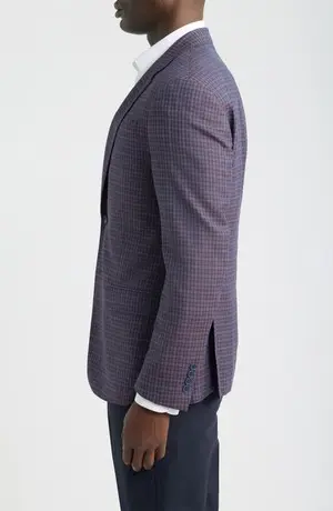 Emporio Armani Patterned Virgin Wool Sport Coat