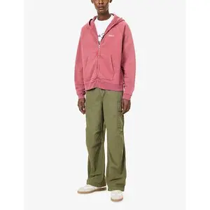 PALMES Brand-print Cotton Hoody