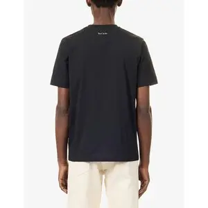 Paul Smith Floral-embroidered Cotton T-shirt