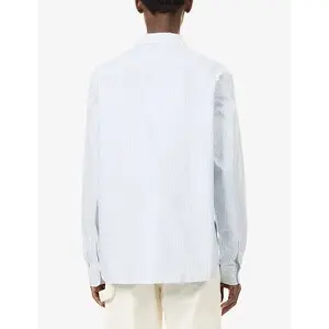 PALMES Deuce Striped Cotton Oxford Shirt