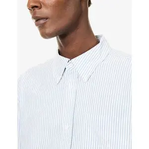 PALMES Deuce Striped Cotton Oxford Shirt