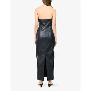 4TH & RECKLESS Rhea Halter-neck Midi Dress