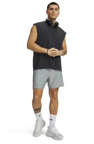 Under Armour Vanish Knit Heather Shorts - Mod Gray/black