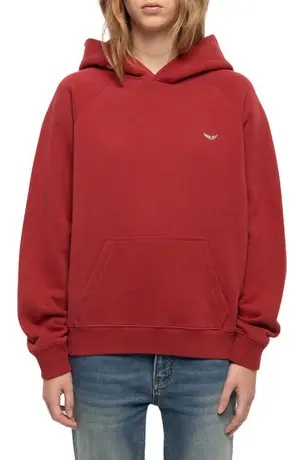 Zadig&Voltaire Georgy Mo Tour Lips Strass Hoodie
