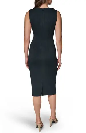 Donna Karan New York Sleeveless Sheath Dress - Black Forest