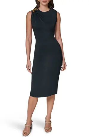 Donna Karan New York Sleeveless Sheath Dress - Blk Forest
