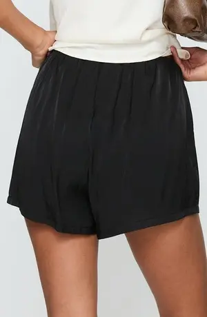 Princess Polly Breina Satin Micro Shorts