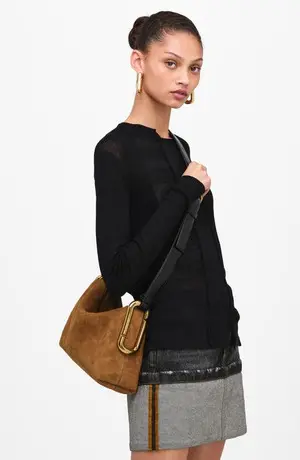 Marc Jacobs Scene Medium Crinkled Leather Shoulder Bag - Copper