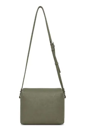 Écotorie Agnes Leather Crossbody Bag - Dark Moss