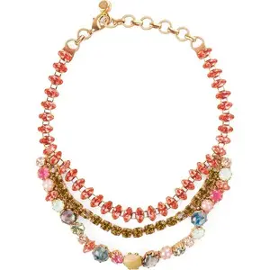 Deepa Gurnani Alka Layered Collar Necklace
