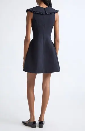 SHUSHU/TONG Big Bow Wool Minidress