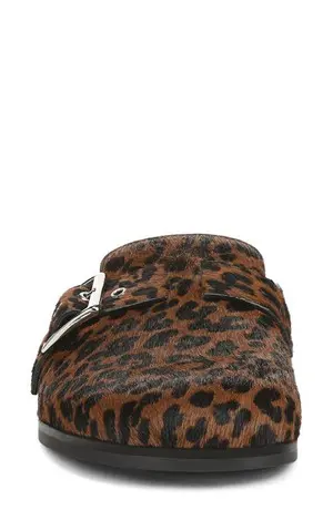 Vince Genuine Calf Hair Loafer Mule With Buckle