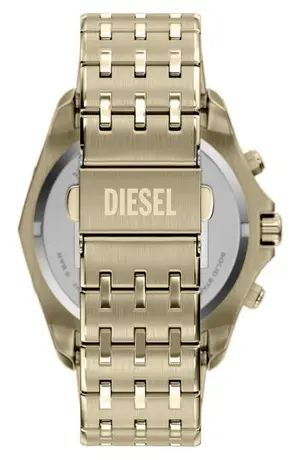 DIESEL® Stinger Chronograph Stainless Steel Bracelet Watch - Gold