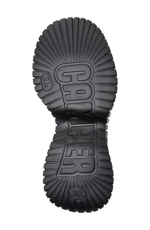 Camper Leather Derby With Chunky Ribbed Sole