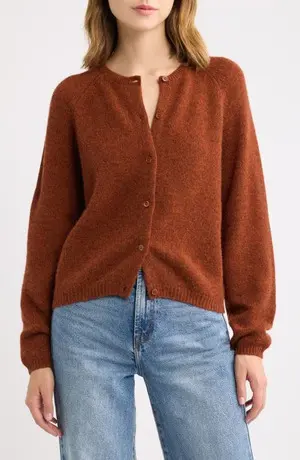DÔEN DÔEN Peroline Cashmere Cardigan Ember