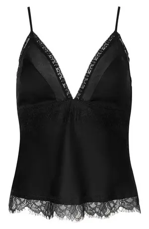L'Agence Elka Lace Trim Camisole