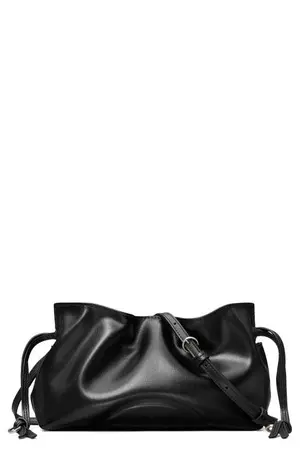 Tory Burch Ella Drawstring Pouch - Black