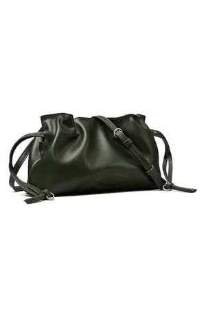 Tory Burch Ella Faux Leather Drawstring Pouch