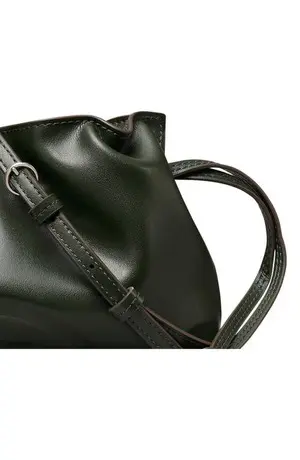 Tory Burch Ella Faux Leather Drawstring Pouch
