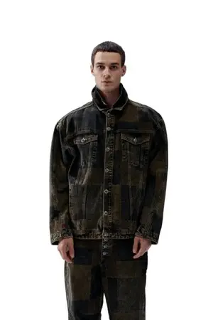 PCFG Colorblocked Denim Jacket