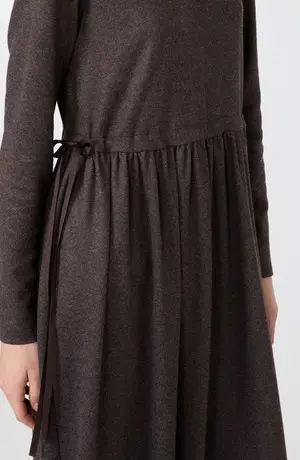 Max Mara Vettura Long Sleeve Midi Dress